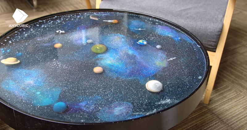 DIY A Fabulous Resin Cosmic Table | ANYCUBIC 3D Printing