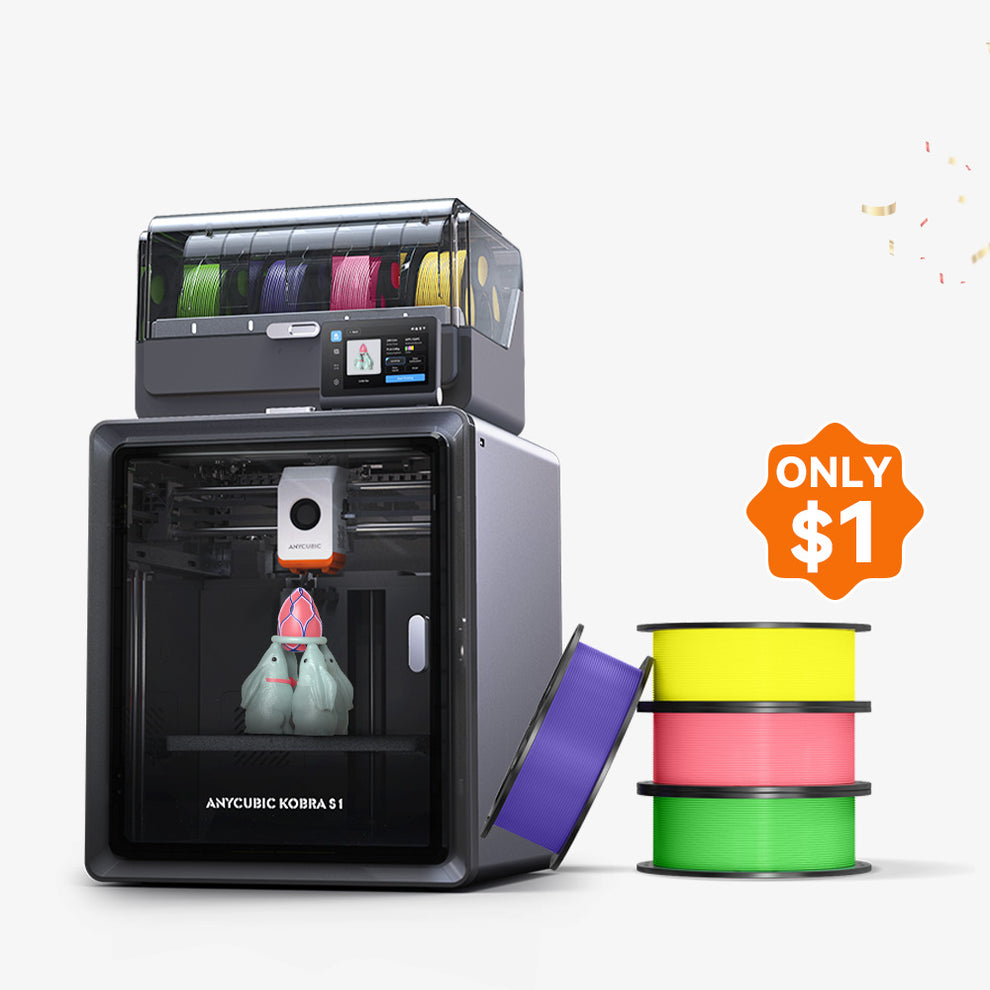 Anycubic Kobra S1 Combo: Budget Multicolor 3D Printing | Anycubic