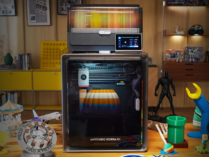 Kobra S1 Combo – High-Speed 4-Color 3D Printer for Fast Creation