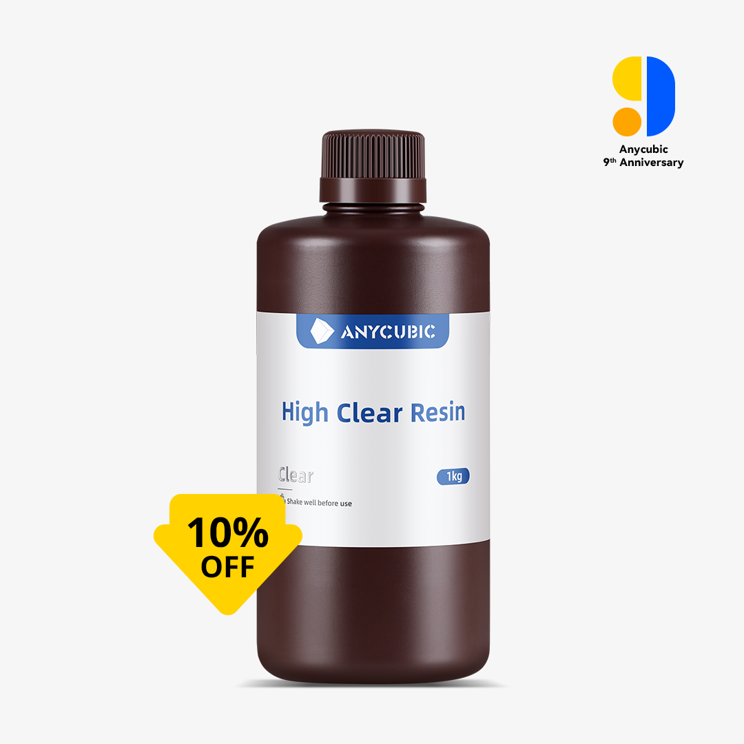 Anycbic High Clear Resin: Crystal Clear Precision for Your 3D Prints