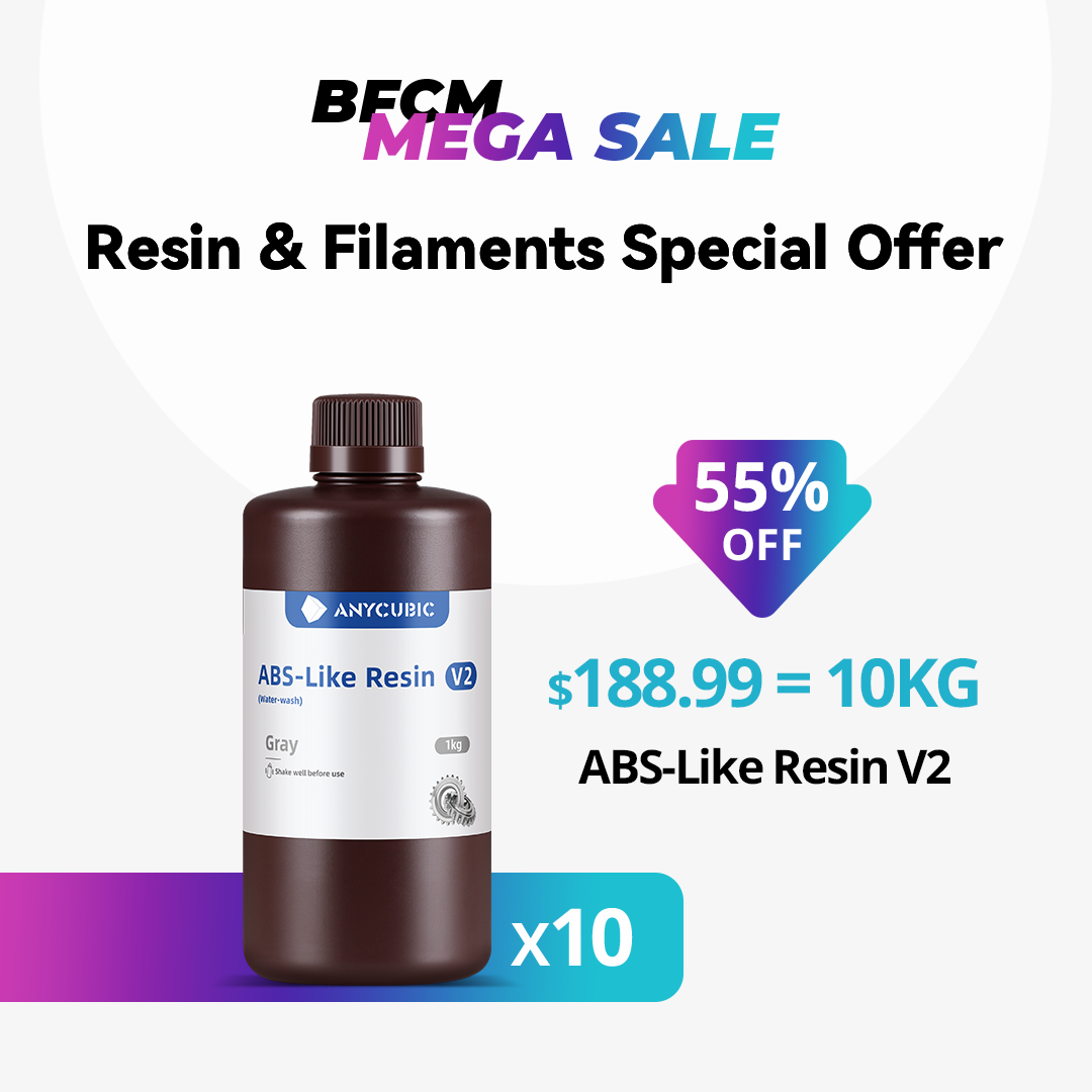 Multi Bottle Deals: Anycubic ABS-Like Resin V2 for 3D Prints from 10kg ...