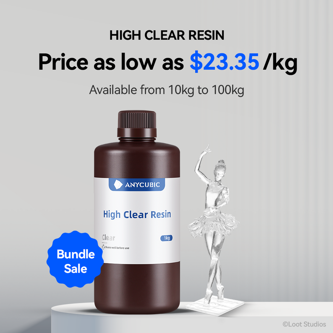 High Clarity 3D Printing Resins | Anycubic High Clear Resin Collection