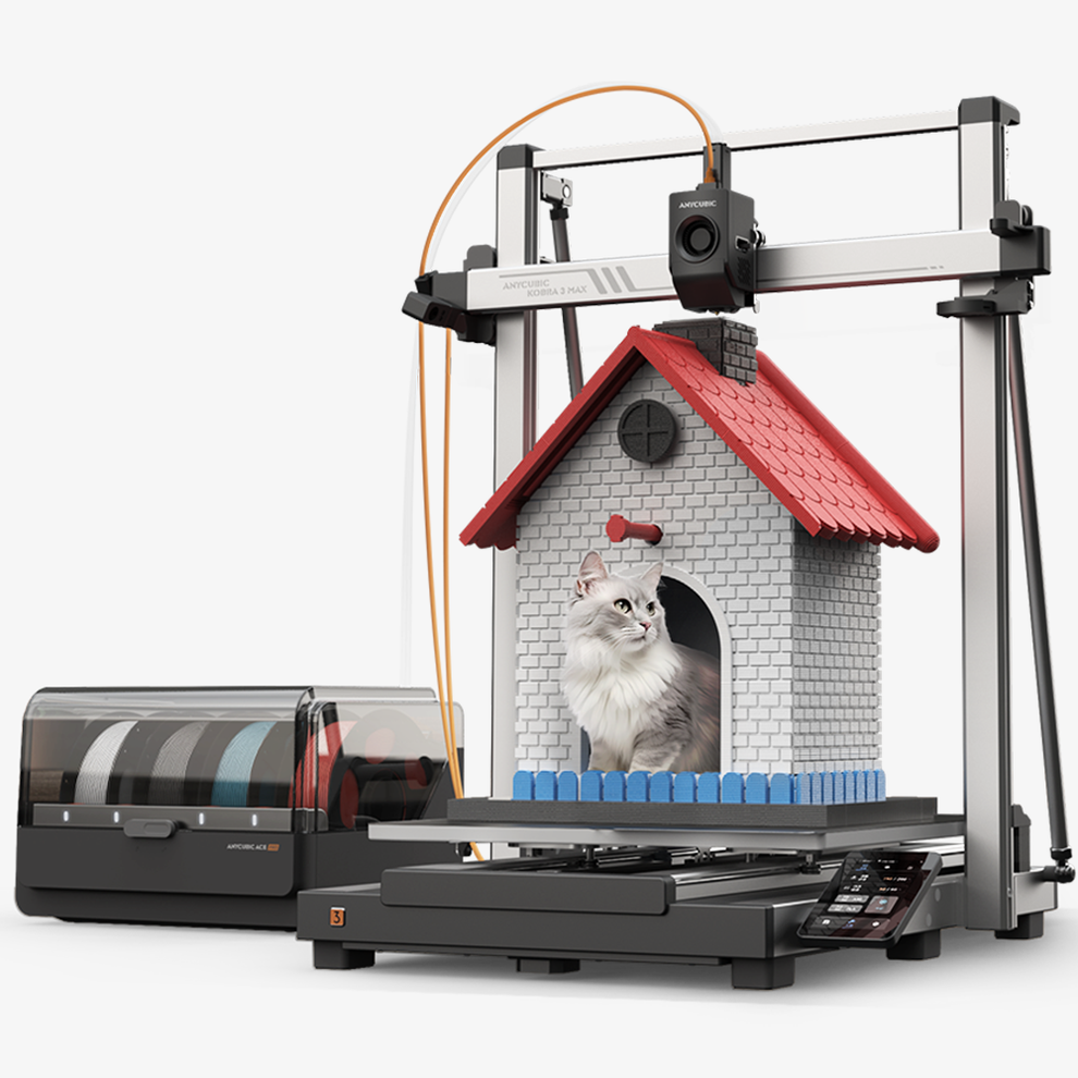 Kobra 3 Max Combo: The Largest Consumer-Grade Multicolor 3D Printer ...