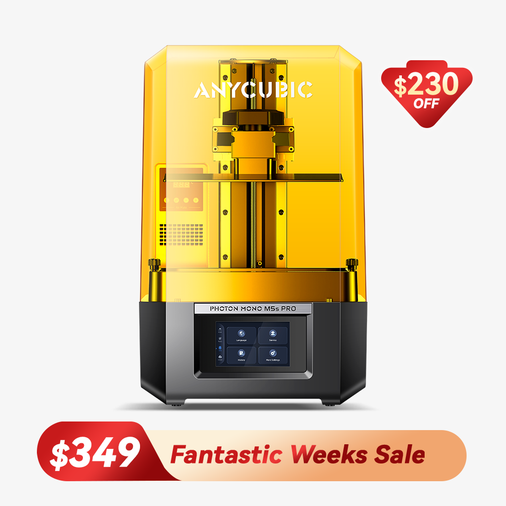 Anycubic Photon Mono M5s Pro - 14K HD High-Speed Resin 3D Printer