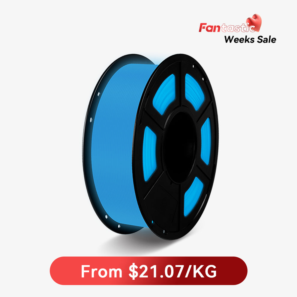 Anycubic PLA Glow Filament: Glow in the dark 3D Printing Material