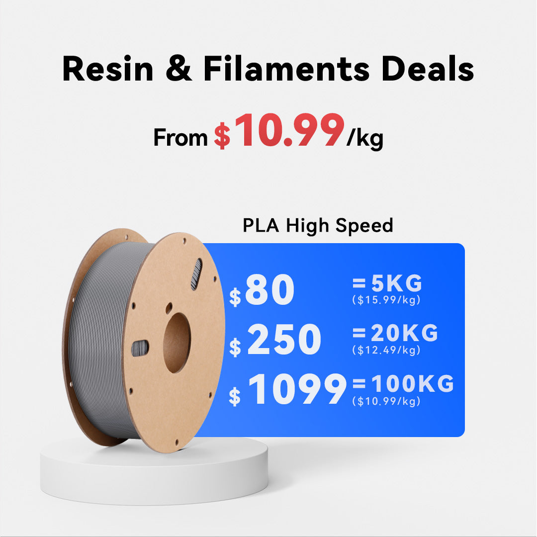 Multi Bottle Deals: Anycubic High-Speed PLA Filament for 3D Prints from ...