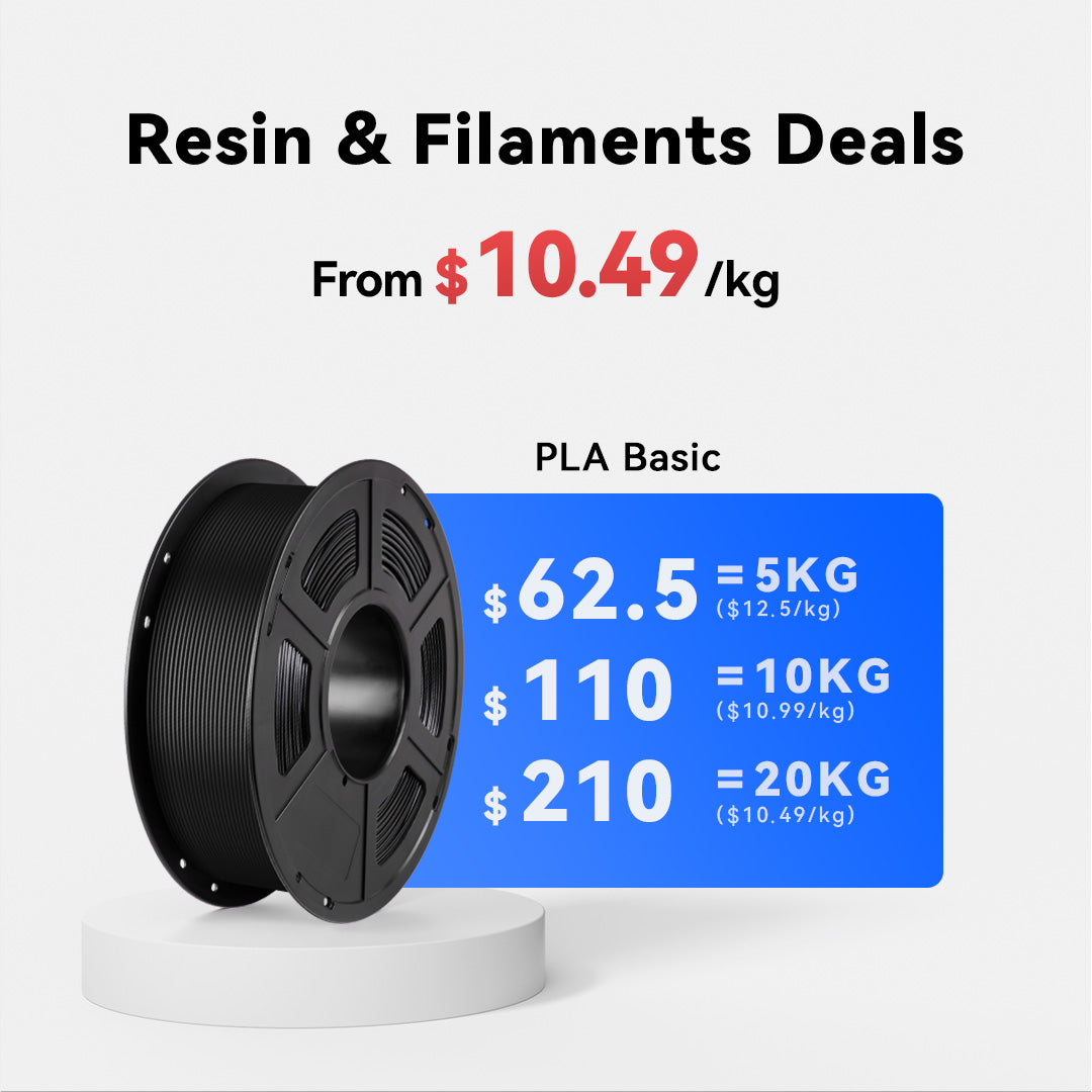 Multi Bottle Deals: Anycubic PLA for 3D Prints from 5kg to 20kg