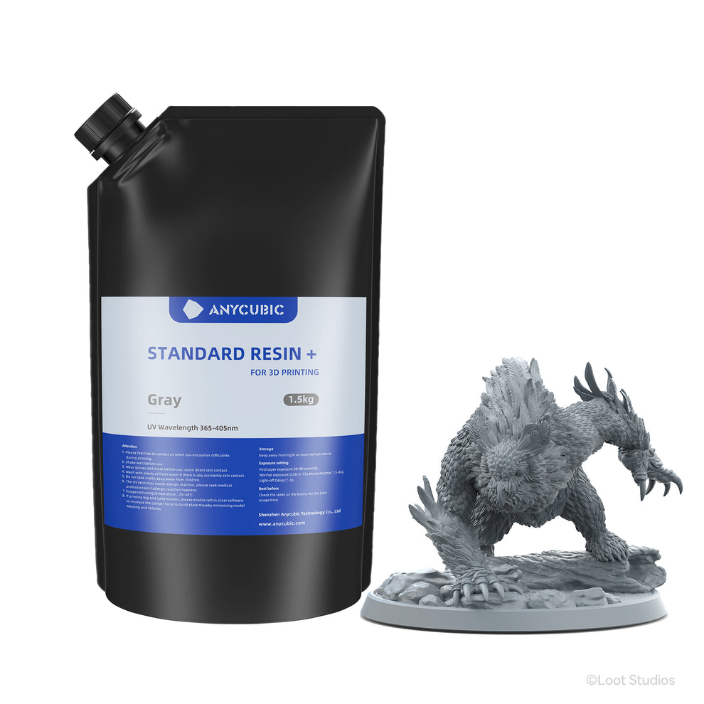 Anycubic Standard Resin+: High-Performance Resin for Exceptional Prints