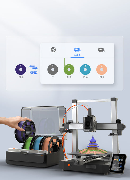 Anycubic Filament Pack - Premium Multi-Color 3D Printing Filament Bundle